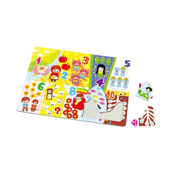 ●品番:006765●入数:１個●おとぎ話のすうじパズル！●パズルで遊びながら数かぞえができる！