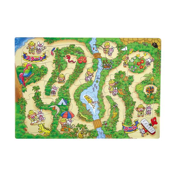 ●品番:007848●入数:１個●３つの遊びが楽しめるジグソーパズル！！●１．ジグソーパズル　２．ジャングルめいろ　３．どうぶつさがし※商品の仕様は予告なく変更になることがございます。