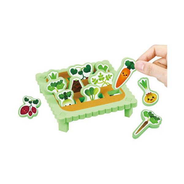 ●品番:007184●入数:１個●畑に全部植えられるかな？かわいい野菜のパズル！