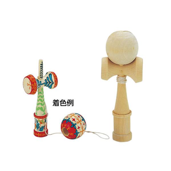 ●品番:002423●入数:１個●ロングセラー！定番のけん玉！●使用できる主な画材：絵の具・油性マーカー