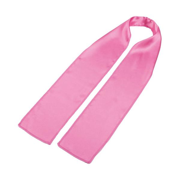 ●品番:018859●入数:１個●光沢のあるサテン生地が美しいスカーフです。●上品なツヤ感と発色の良さが魅力で、首元に巻いてリボンやネクタイ風にしたり、髪に結んでヘアアレンジに使ったりと、アレンジは自由自在。●衣装のワンポイントとしても使え...