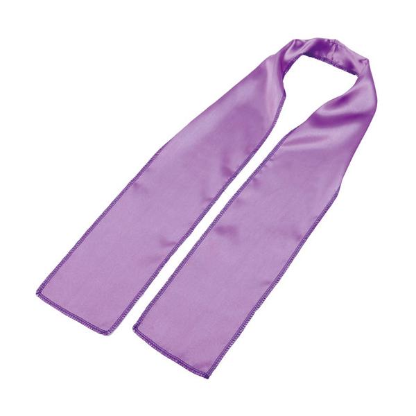 ●品番:018861●入数:１個●光沢のあるサテン生地が美しいスカーフです。●上品なツヤ感と発色の良さが魅力で、首元に巻いてリボンやネクタイ風にしたり、髪に結んでヘアアレンジに使ったりと、アレンジは自由自在。●衣装のワンポイントとしても使え...