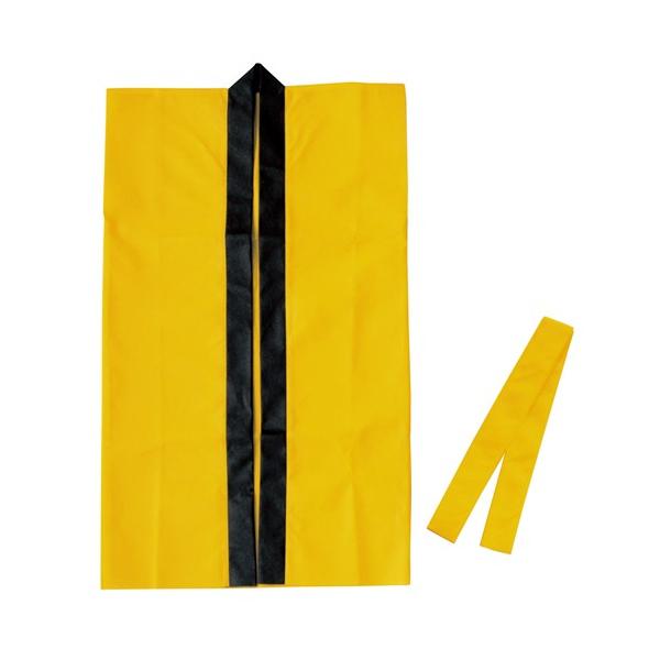 ●品番:019067●入数:１セット●安くて丈夫な袖無しロングハッピです。●軽さと撥水性を持ち合わせた不織布製です。●カラーが豊富なので、クラスやチーム、グループごとに色分けできます。●ハチマキ付きなので統一感が出ます。●不織布なので加工も...