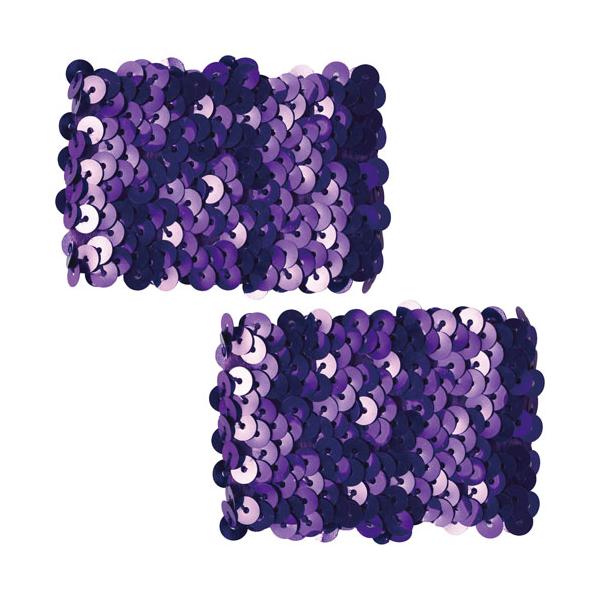 ●品番:018879●入数:２個組●キラキラ輝くスパンコールが目を引く、メタリックリストバンドです。●全面にスパンコールを使用しており、光を受けて美しく反射し、存在感抜群！運動会やダンス発表会、学芸会、イベントなど、手元をパッと明るく彩りま...