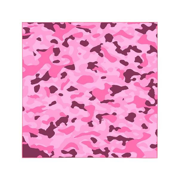 ●品番:019287●入数:１個●発色が迷彩柄のバンダナです。●頭に巻いたり、首に巻いたり使い方いろいろ！軽くて扱いやすいポリエステル製。●調理時の三角巾やお弁当包みだけでなく、運動会やイベントの衣装小物にもぴったりです。●学校行事や作業時...