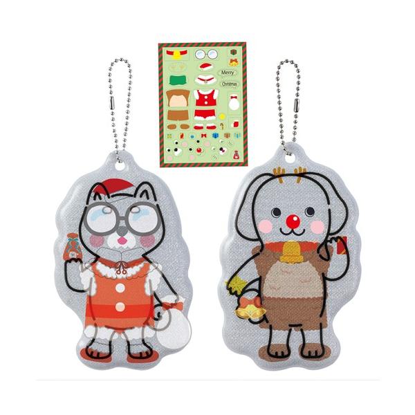 ●品番:058735●入数:１セット●クリスマスシールできせかえ！オリジナルの安全キーホルダーをつくろう！●クリスマスデザインのシールを使って、オリジナルのリフレクターが作れる工作キットです●夜道で街頭や車のライトを反射することで、周囲に存...