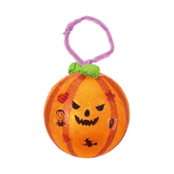 ●品番:058819●入数:１セット●ハロウィンにぴったり！作って飾って楽しいハロウィンかぼちゃランタン！●７色に光るＬＥＤライト付きで、暗闇でも幻想的に輝くハロウィンランタンがつくれる工作キットです●おはながみを自分で切ったりちぎったりす...