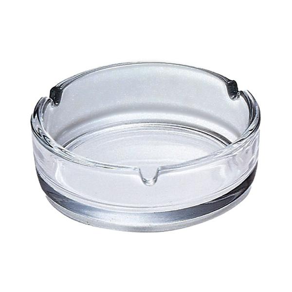 ●品番:005314●入数:１個●高級感あふれるガラス灰皿！シンプルで使いやすい三ツ受け口デザイン！●透明度の高いガラスを使用した、上品な丸型灰皿です●シンプルでスタンダードな丸形に、タバコ休めが３か所に付いた実用的なデザインで、日常使いは...