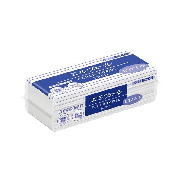 ●品番:350297●入数:１個●古紙を使用した、環境にやさしいペーパータオル。●柔らかい仕上がりのシングルタイプ。