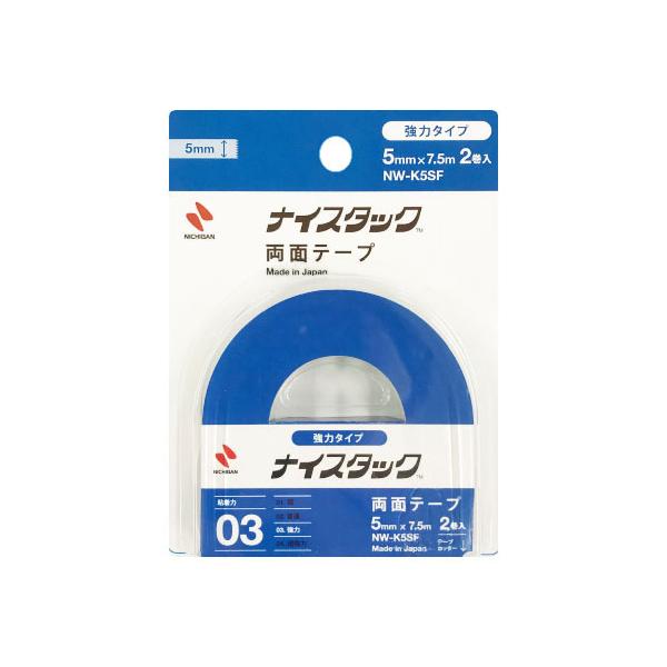 ●品番:NW-K5SF●入数:２巻●板紙、金属、プラスチック等の固定、紙工作に最適な強力タイプ。●カッターつき。●ホルダーはミシン目つきで、分別廃棄がしやすいです。