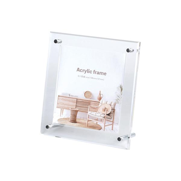 ●品番:5352●入数:１枚●色紙の厚みに合わせたスペース用のフレームを挟んだ３枚構造のため、色紙を押さえつけることがありません。●スタンド・吊り下げともに縦横どちらにでも飾れます。