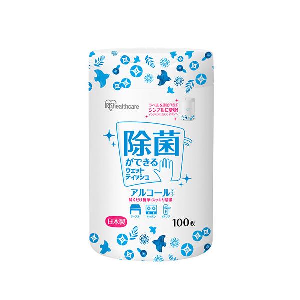 ●品番:WTB-100A●入数:１個●除菌アルコールタイプ。●拭き取り除菌性能９９％●軽い油汚れ掃除などにも。