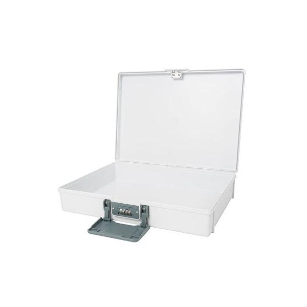 ●品番:HBP-200-W●入数:１個●軽くて扱いやすいプラスチック製の保管ボックス。●４桁のダイヤル錠付（暗証番号は任意設定可能／全１００００通り）