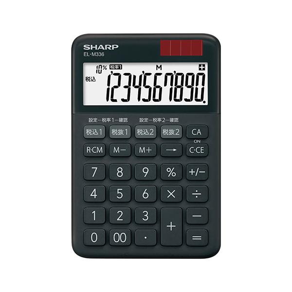 ●品番:EL-M336-BX●入数:１台●抗ウイルス加工・抗菌加工、２つの税率に対応したカラー・デザイン電卓。