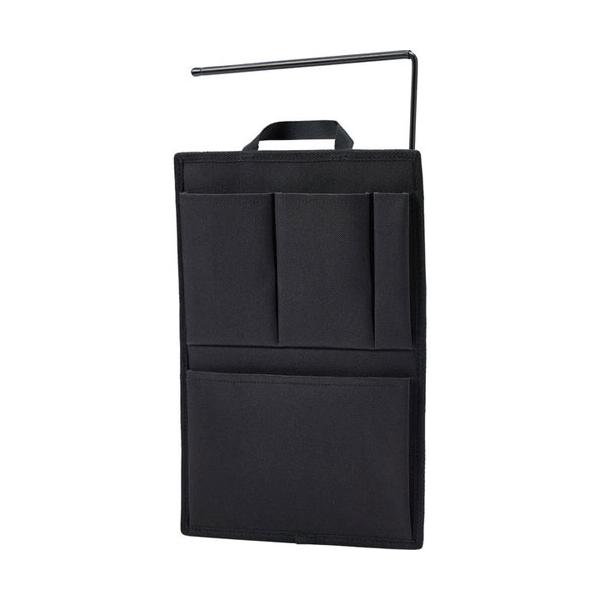 ●品番:HOZ100-BK●入数:１個●デスクにハンギングして使えるハングオーガナイザー。散らかりがちな文房具やＰＣ周辺用品もデスク下のデッドスペースを有効に使うことで、机上がスッキリ。●ハンギングフックを折りたたむとＡ４サイズだからリュッ...