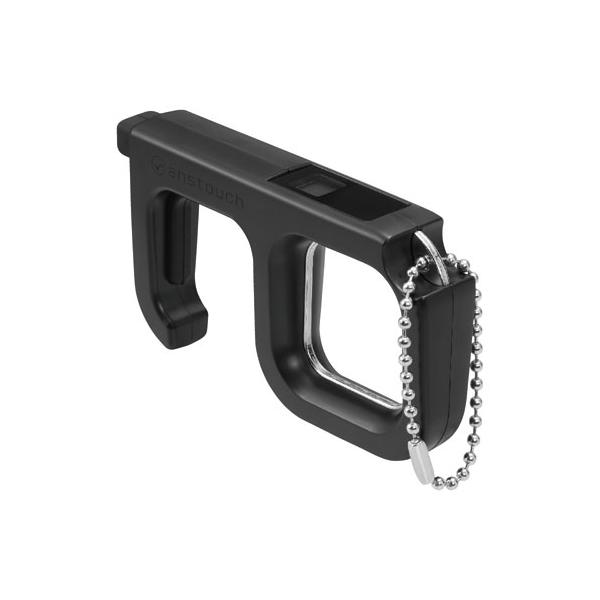 ●品番:AST10-BK●入数:１個●タッチペンとしても使える静電気除去ツールです。●先端のゴムで金属に触れることで、静電気を除去します。●静電気除去時はインジケーターでお知らせ。●除電を目で確認できます。