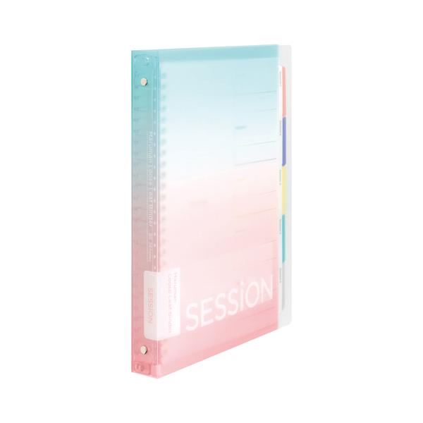 ●品番:F310-97●入数:１冊●迷わず記入できる５つの機能スペース設計。●リングノートなので、狭い机でも省スペースに使える。●学習項目が把握できるインデックスページ付き。●カバンの中で痛まない角丸加工。