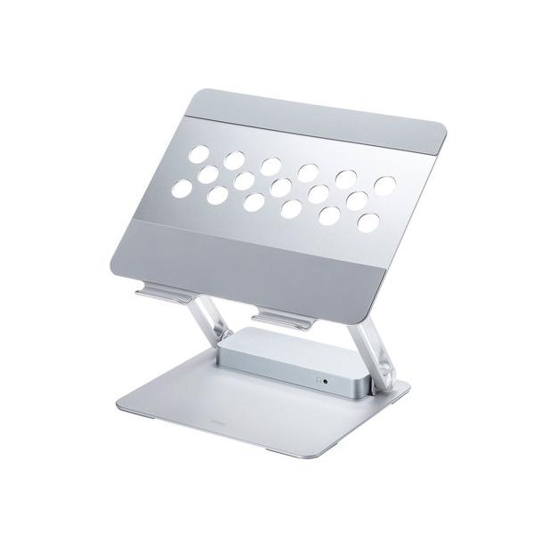 ●品番:USB-CVDK9STN●入数:１個●ＵＳＢ　Ｔｙｐｅ−Ｃケーブル１本でディスプレイ最大２台（　ＨＤＭＩ／ＤｉｓｐｌａｙＰｏｒｔ）、各種ＵＳＢデバイス、有線ＬＡＮ、ＵＳＢオーディオの拡張接続ができるノートパソコンスタンドが一体になっ...