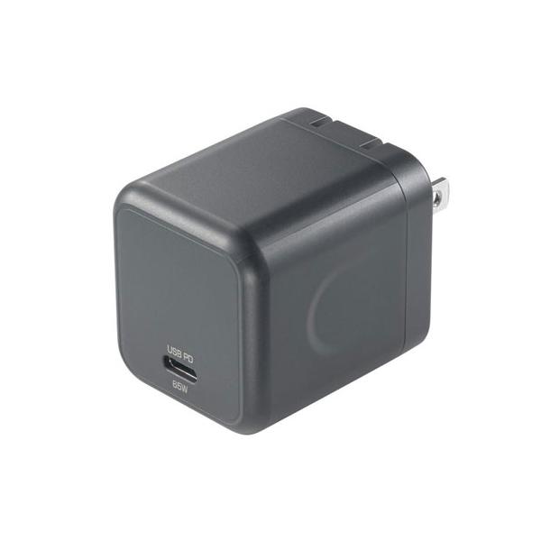 ●品番:ACA-PD105BK●入数:１個●スマートフォンからノートパソコンまで１台で幅広い機器の充電に対応した、ＵＳＢ　ＰＤ規格６５Ｗ出力のキューブ型ＡＣ充電器。●最大６５ＷのＵＳＢ　Ｐｏｗｅｒ　Ｄｅｌｉｖｅｒｙ（ＰＤ）規格の出力に対応し...