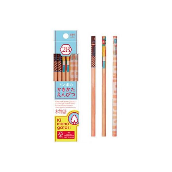 ●品番:KB-KF01-2B●入数:１ダース●地球にやさしい木物語シリーズ。森林認証材を使用した鉛筆。●あたたかな手づくり感のあるクラフト柄。木目の美しさを活かす透明ニス仕上げ。