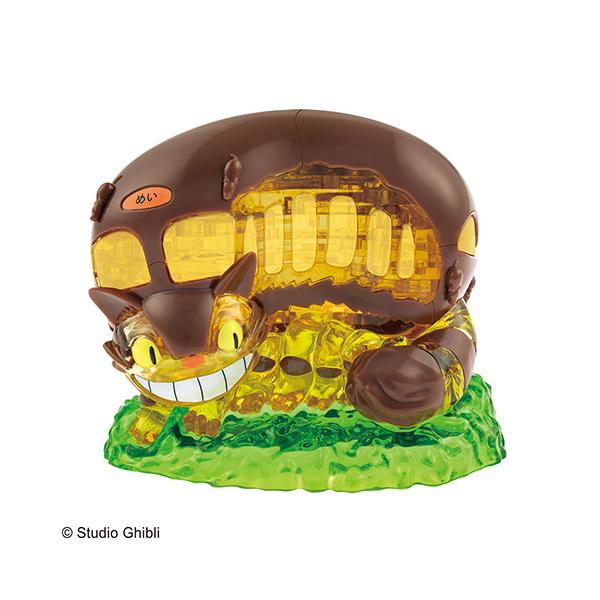 ●品番:50277●入数:１個●このパズルは透明のピースを組み立てて立体パズルです。●完成すると、クリスタルのように美しく輝くインテリアとして楽しめます。●木の上でニヤリと微笑むネコバスが出来上がります。