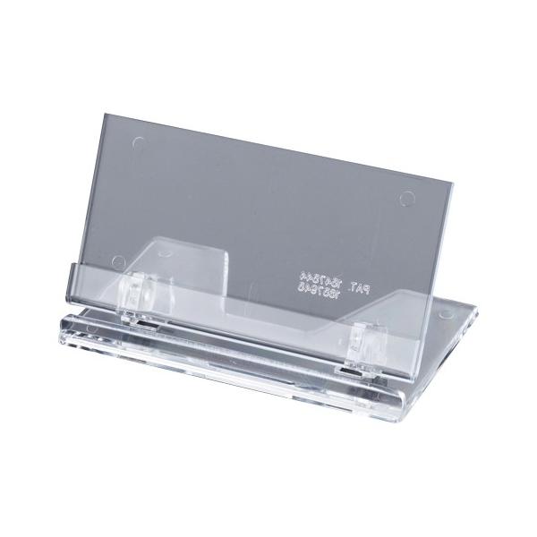 ●品番:CR-UC25-T●入数:１個●表示部は０〜９０°に角度調整、いつでも見やすいカード立てです。