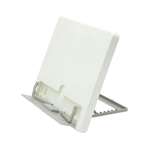 ●品番:063328●入数:１台●タブレットや教科書を見やすい角度でスタンド！●可動アームで本やタブレットを固定し、角度は６段階に調節可能。●収納、携帯に便利なコンパクト設計。●Ａ４サイズ、１３インチタブレット（タテ・ヨコＯＫ）まで対応。