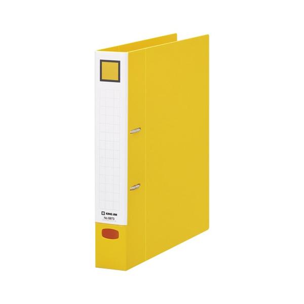 ●品番:6873-Y●入数:１冊●ワンアクションのレバー操作でらくらく開閉。●書類の端がきれいにそろうＤリング。閲覧・検索がスムーズ。●表紙ストッパーをとじ具にはめることにより、ファイルをスリム化。保管や持ち運び時にも自立・安定します。●シ...