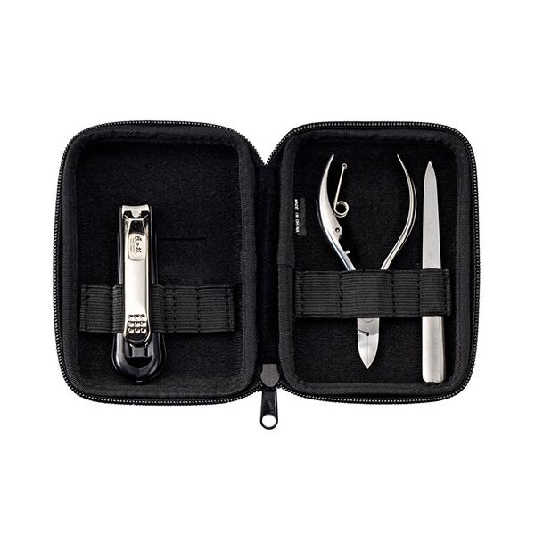 ●品番:G-3127●入数:１個●切れ味・使用感の　良いグルーミングキット、基本のネイルケア３点揃えました●爪切り・ツメヤスリ・ニッパーの３点セット●丈夫で高級感のあるケースで旅行や出張にも持ち運び便利です