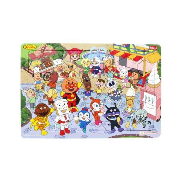 ●品番:6370010A●入数:１個●アンパンマンのにぎやかなパズルです●大きめピースでつかみやすく、数も少ないので小さなお子様でも楽しめます♪●お片付けに便利なケース付き◎
