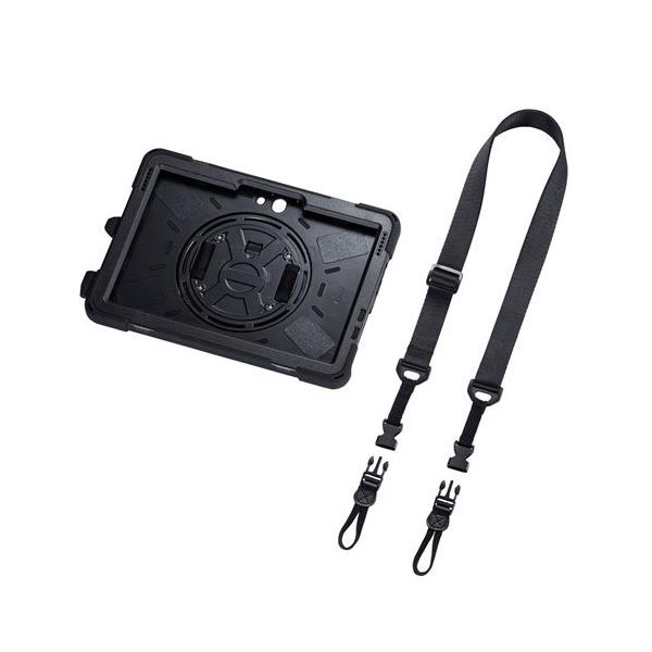 ●品番:PDA-SF7BK●入数:１個●３６０度回転するハンドル、スタンド付の耐衝撃ケースです。●スタンドは横置き、縦置きの両方に対応しています。●耐衝撃素材で、Ｓｕｒｆａｃｅ　Ｇｏ２を外部からの衝撃から守ります。●着脱可能なショルダーベル...