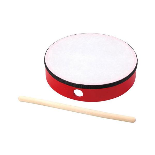 ●品番:018453●入数:１個●さらに本格的、木製バチ付きで音が良い！●本格お祭り太鼓に木製バチ付き