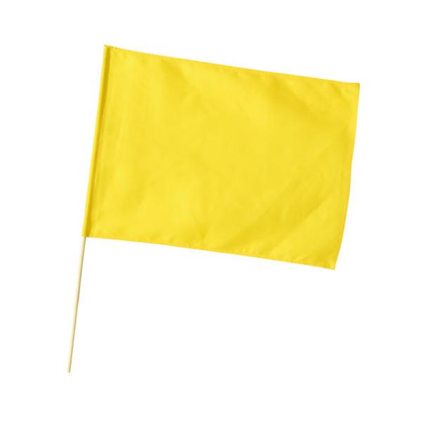 ●品番:001737●入数:１個●集団行動で映える大きなカラーフラッグ！●ポリエステル製カラーフラッグシリーズの大旗です。持ち手の直径が９ｍｍのタイプです。運動会のダンスや集団行動、応援などで活躍するアイテムです。