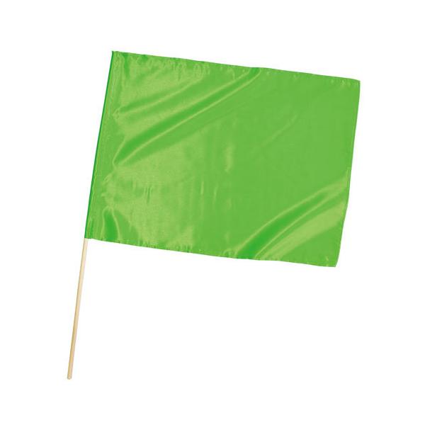 ●品番:014821●入数:１個●集団行動で映える大きなサテン製カラーフラッグ！●光沢のあるサテン製カラーフラッグシリーズの大旗です。持ち手の直径が１２ｍｍのタイプです。運動会のダンスや集団行動、応援などで活躍するアイテムです。