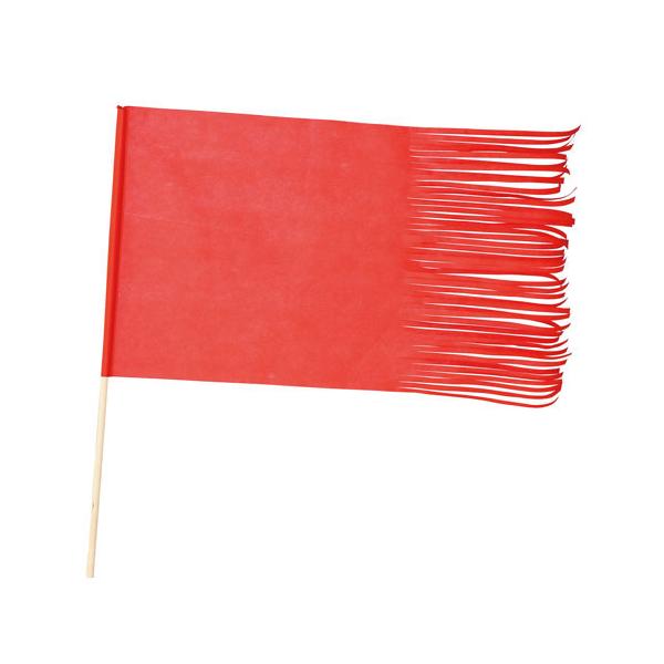 ●品番:014887●入数:１個●ダンスや行進にピッタリなヒラヒラゆれる大旗！●不織布製の先端がフリンジになっているカラーフラッグです。不織布製の軽量で持ちやすい旗です。