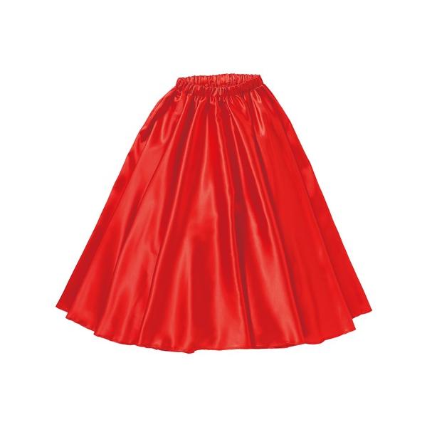 ●品番:018500●入数:１個●大人気の衣装ベースシリーズのロングスカートです。●サテン生地で、動くたびにきらめきます。●ターンするときれいに広がります。●ウエストはゴム仕様なので、動きやすく着脱も簡単です。●小学校中学年〜高学年向けのサ...