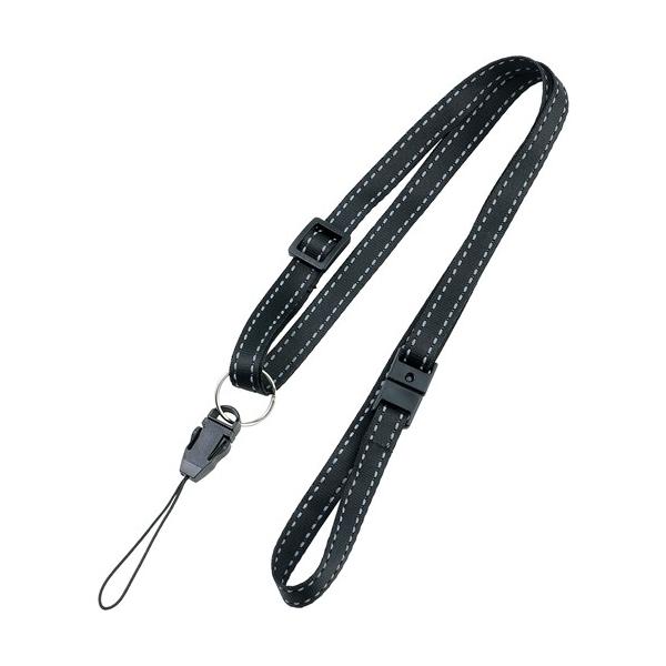 ●品番:036571●入数:１個●夜間も安心な反射ネックストラップ！●強く引っ張ると外れる安全コネクター付のネックストラップです