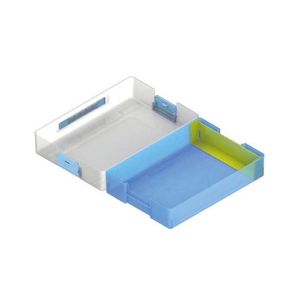 ●品番:074897●入数:１セット●仕切り・ロック・持ち手が付いた便利なおどうぐばこです●中が仕切られているため、文具や小物をすっきり整理できます●積み重ねや持ち運びも便利です●透明素材を使用しているので中身が確認しやすく、名前シール付き...