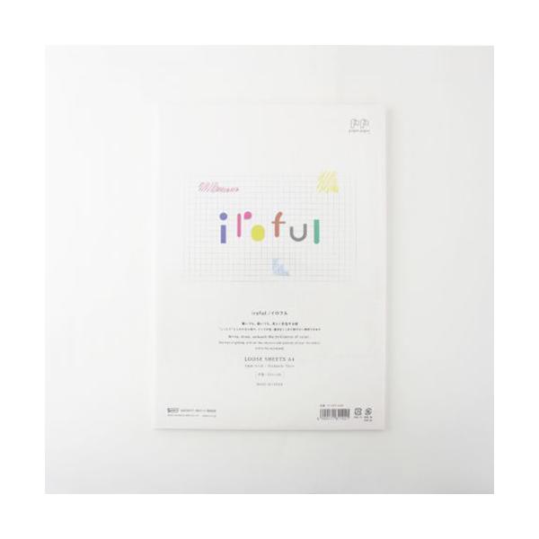 ●品番:PI-A4P-H5W●入数:１冊●しっとりした書き心地で、インクの色・濃淡をくっきり鮮やかに表現できる新しい紙「ｉｒｏｆｕｌ（イロフル）」より、クリエイティブに書ける５ｍｍ方眼とドットグリッドが登場！●使い方はあなた次第！ｉｒｏｆｕ...