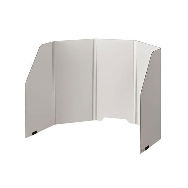 ●品番:8020-LG●入数:１枚●軽くて丈夫な発泡ＰＰ製●倒れにくい５面パネル●幅は、４５０〜６００ｍｍで自由に調整可能●置くだけ簡単！たたんで収納！●しっかり目線をさえぎる！