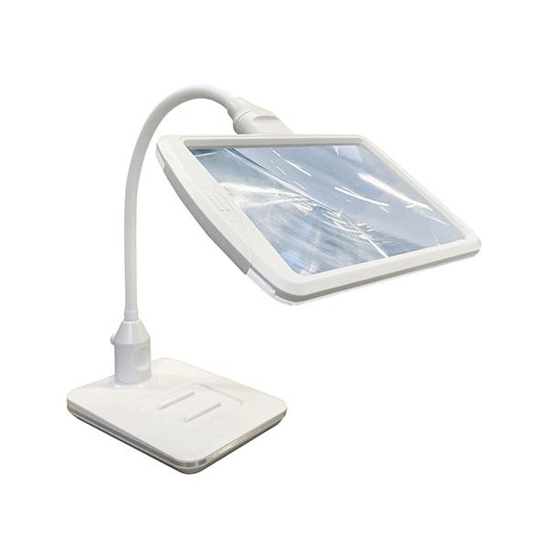 ●品番:SR-75C-IV●入数:１台●倍率は３倍で紙面を大きく捉えることができるワイドフレームのデスク型ルーペ。●読書や新聞はもちろん、手芸や塗り絵、趣味や仕事での細かい作業にも最適です。●ネック部分が３６０度自由に動くためライトやレンズ...