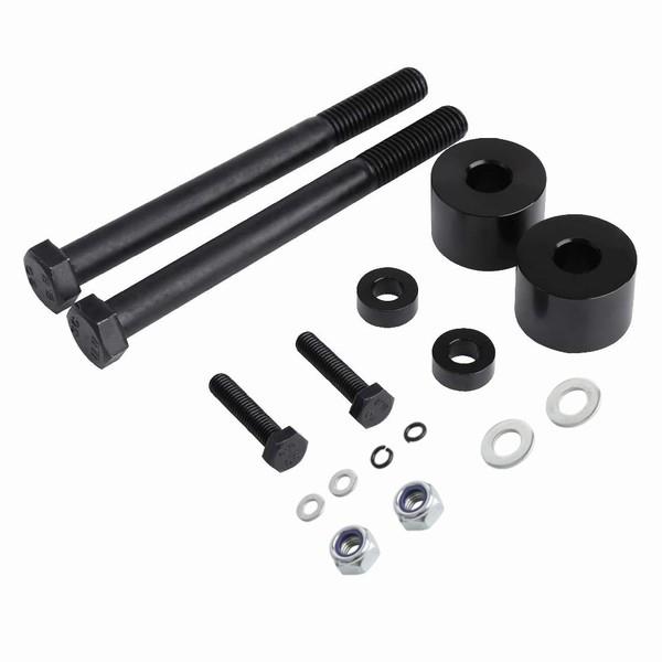 フロント用 デフダウンキット 【Made in USA 】トヨタ４ＷＤでリフトアップした際、フロントデファレンシャルを下げるキットです。（構造上約1インチ下がります）ドライブシャフトの負担が軽くなりブーツ破れを軽減。取付は２本で支えているボ...