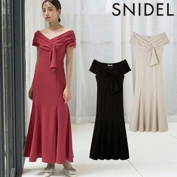 SNIDEL SALE50%OFF スナイデル ワンピース 24秋冬 リボン SNIDEL SALE50%OFF スナイデル ワンピース 24秋冬 リボン