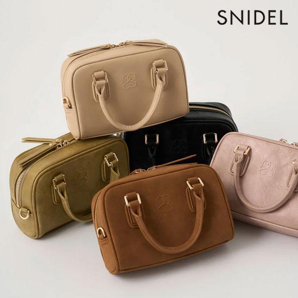 SNIDEL 新作10%OFF スナイデル バッグ 25春夏 ミニボストン SNIDEL 新作10%OFF スナイデル バッグ 25春夏 ミニボストン