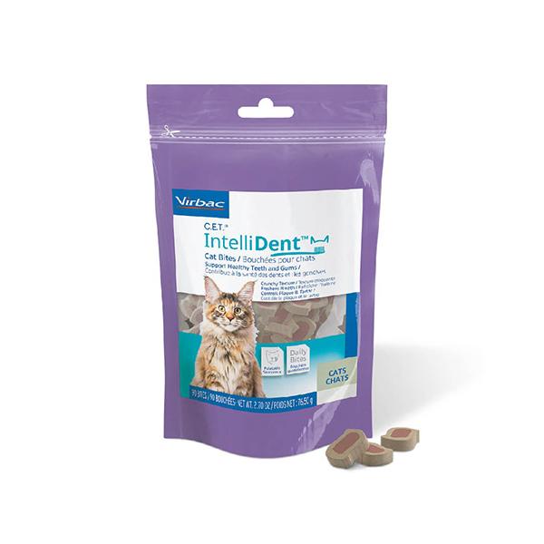 【発売日：2021年10月28日】Virbac｜CETインテリデント｜Intelli　Dent【特長】●噛んで歯みがきができる「猫用歯みがきおやつ」