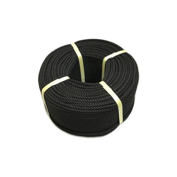 ■【ロープ種類】：クレモナロープ■【型番】：DGY200-8■【仕様】●色：黒●径(mm)×長さ(m)：8mm×200m●200ｍ質量約は約7.4kg●材質：クレモナ（クラレ製　ビニロン黒）■【納期】：通常翌日〜4日発送