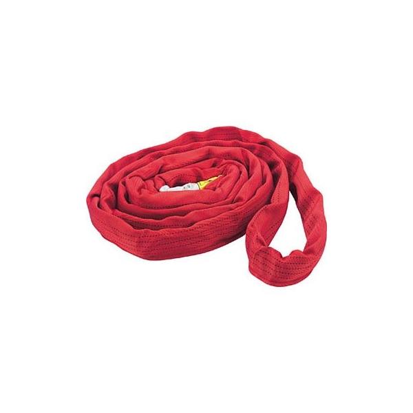 ■【メーカー】：（株）テザック■【型番】：TBSN5.0TX6■【仕様】●エンドレス形●ラウンド(筒状)タイプ●全長：6m●基本使用荷重：5ton●質量：5.23kg●表面布（材質）：赤色（ナイロン）●芯体（材質）：白色（エステル）■【納期...