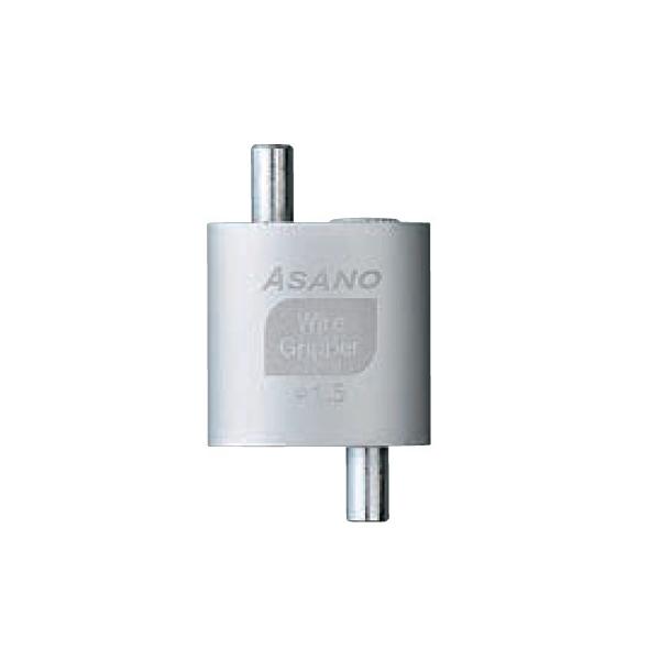 ■【メーカー】：浅野金属工業(株)■【型番】：AK16800■【仕様】●材質：本体/アルミ　可動部/黄銅（メッキ）●適用ワイヤー径：1.5mm●質量（1個当たり）：8g■【納期】：通常翌日〜4日発送