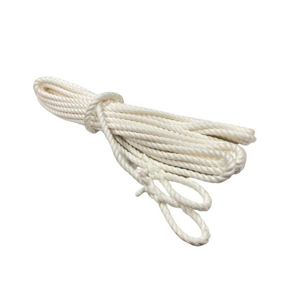 ■【タイプ】：国産トラックロープ■【型番】：KR1630■【仕様】●両端アイ仕様●両端サツマ加工●材質：クレモナS(ビニロン+ポリエステル混紡)●白色●繊維ロープの径16mm●トラックロープの長さ30m■【納期】：通常翌日〜4日発送