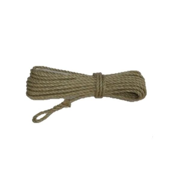 ■【タイプ】：国産トラックロープ■【型番】：AS1230■【仕様】●両端アイ仕様●両端サツマ加工●材質：麻●茶色●繊維ロープの径12mm●トラックロープの長さ30m■【納期】：通常翌日〜4日発送